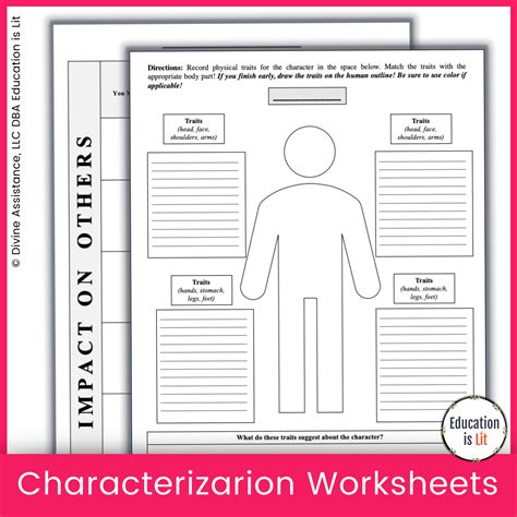 Character Analysis Worksheets 5 Stimulating Activities For Analyzing