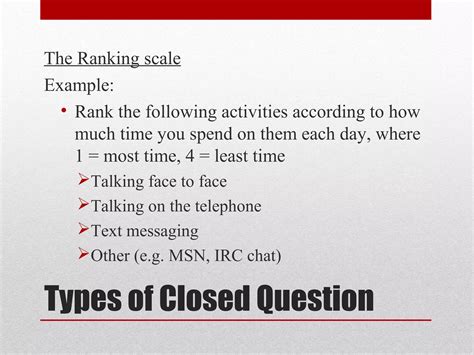 Questionnaires Design Slides Ppt