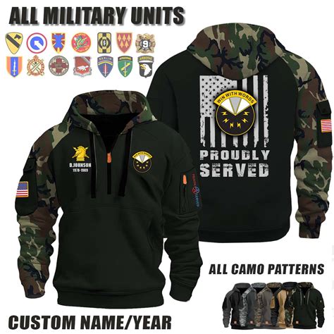 17th Psyop Bn 17th Psychological Operations Battalioncamo Halfzip