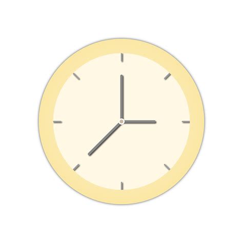 Modern Clock Beige Design Masterbundles