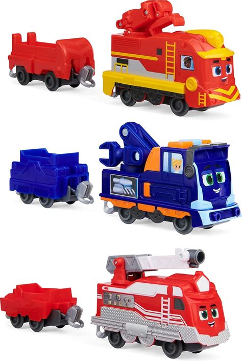 Buy Mighty Express 3 Pack Push And Go Toy Trains Freight Nate