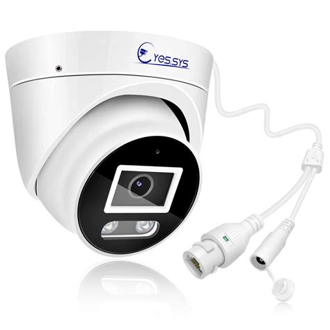 Eyessys Wide Angle 28mm 8mp 4k 3840x2160 Ip Poe Dome Security Turret