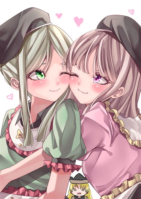 Safebooru 3girls Absurdres Bangs Blonde Hair Blush Breasts Brown Hair