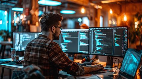 Free Focused Software Developer Image Technology Developer Software