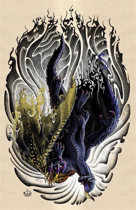 Chaotic Gore Magala Tattoo Design Rmonsterhunter