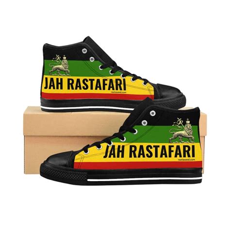 Jah Rastafari Logo Jah Rastafari Sneakers Rastaseed Rasta Gear