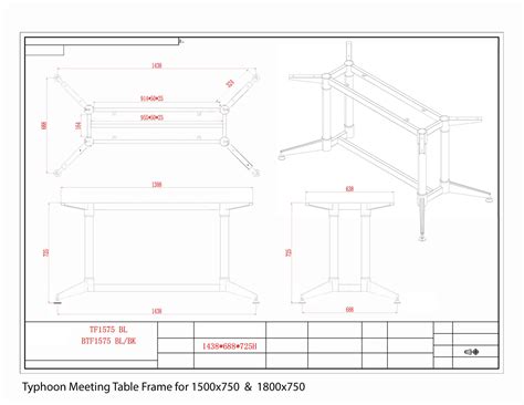 Typhoon Meeting Table Auswide Office Furniture