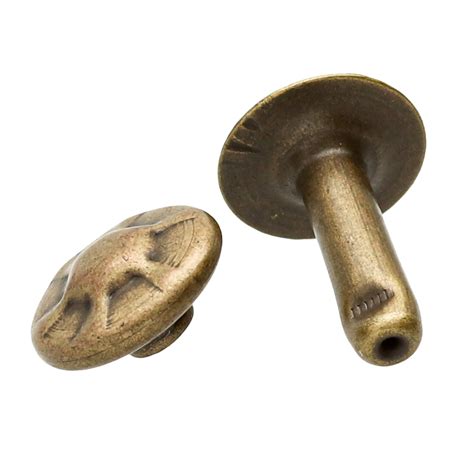 Antique Brass Large Vintage Rivet