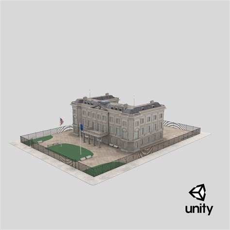 3d Embassy Model Turbosquid 2074672