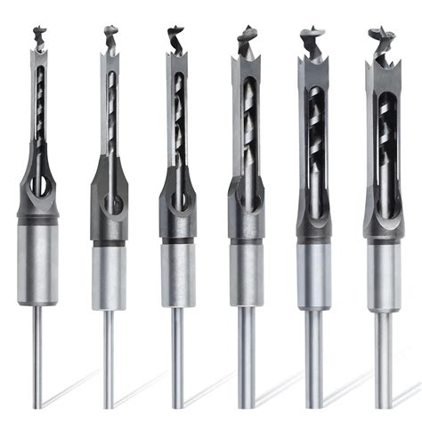 Leontool 6pc Square Drill Bit Set