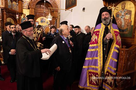 Andreas Andrianopoulos Bestowed With Order Of The Philochrists Neos