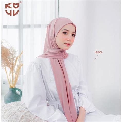 Jual Koyu Hijab Pasmina Instant Iner Set Praktis Navy Kab Bandung