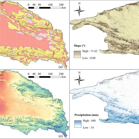 Groundwater Conditioning Factors A Landform B Slope ° C Download Scientific Diagram