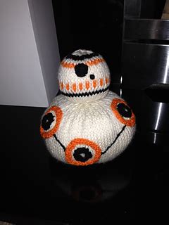 Ravelry Bb8 Droid From Star Wars Pattern By The Knit Guru