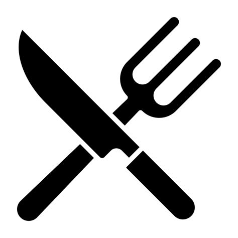 Fork And Knife Icon Style 13695820 Vector Art At Vecteezy