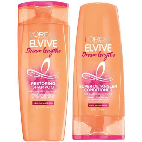 Loreal Paris Elvive Dream Lengths Restoring Shampoo And Detangler