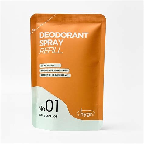 Hygr Hygr Natural Deodorant Spray Refill 45ml Watsons Malaysia