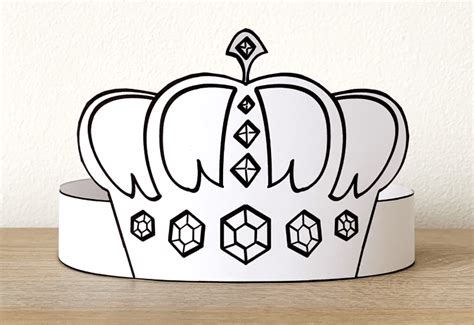 Free Printable Crown Template Pdf Crown To Print In 2025 Crown