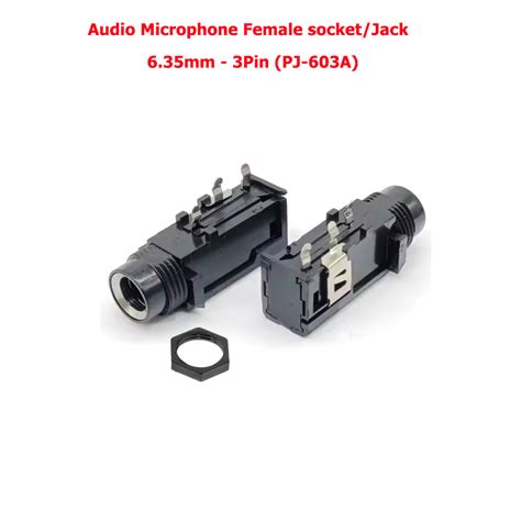 Audio Microphone Female Socketjack 635mm Mono 3pin