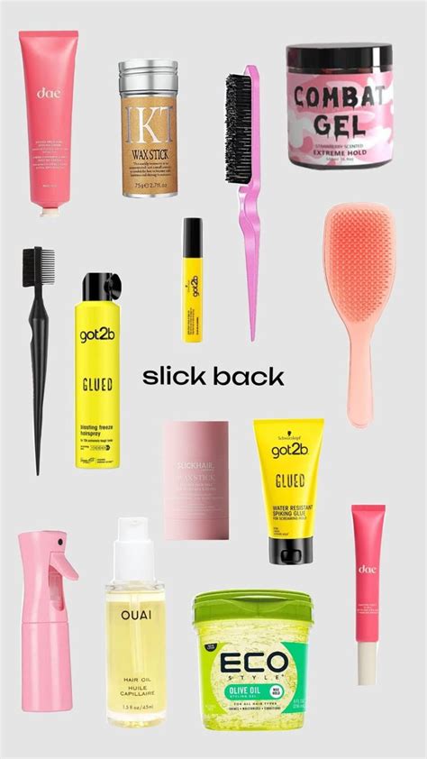 Slick Back Hair Essentials Slicked Back Hair Healthy Curly Hair