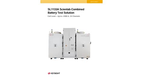 Scienlab Battery Test Systems Keysight