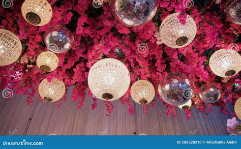 Wide Shot Of Luxury Banquet Set Of Venue Move Camera Footage Stock Footage Video Of Party