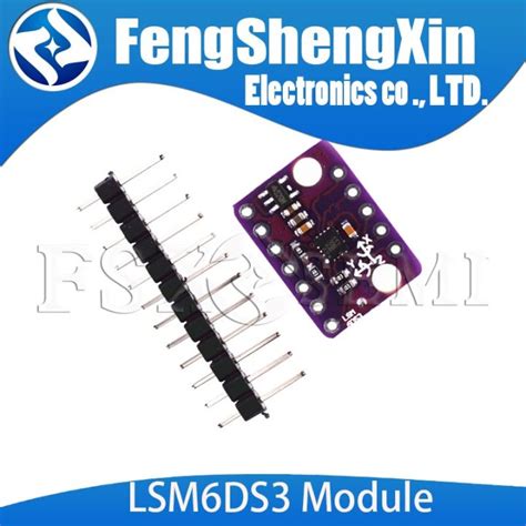 Lsm6ds3 Accelerometer Tilt Angle Gyroscope Sensor Module Iic Spi Watty Electronics Th