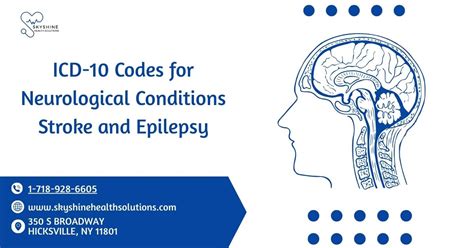 Icd 10 Codes For Neurological Conditions Stroke And Epilepsy Skyshine Health Solutions