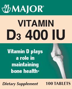 Need It Now Healthcare Major® Vitamin D3 Iu Tablets