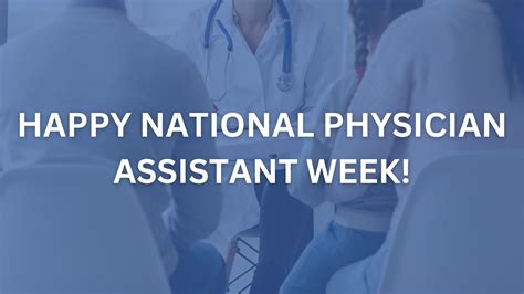 Happy National Physician Assistant Week Whitecap Search