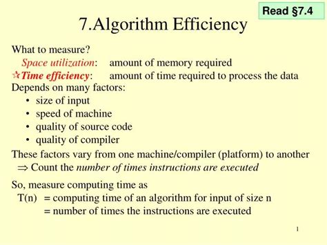 Ppt 7algorithm Efficiency Powerpoint Presentation Free Download