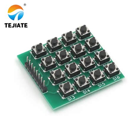 8pin 4x4 44 Matrix 16 Keys Button Keypad Keyboard Breadboard Module