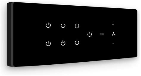 Wipro North West Wipro Artisa Neo Wi Fi Smart Touch Switch 4n Combo Of 6m Plate Galaxy Black