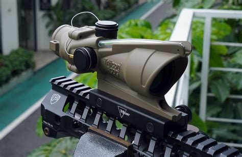 Acog Ta31 4x32 Redgreen Chevron Reticle Riflescope Replica