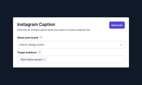 Ai Instagram Caption Generator Hypotenuse Ai