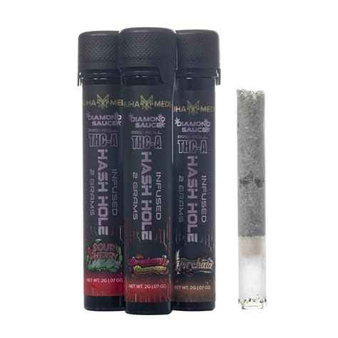 Muha Meds Thca Infused Hash Hole Preroll 2g