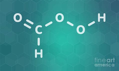 Performic Acid Disinfectant Molecule 1 By Science Photo Library