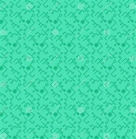Computer Processor Chip Seamless Pattern Stock Illustration