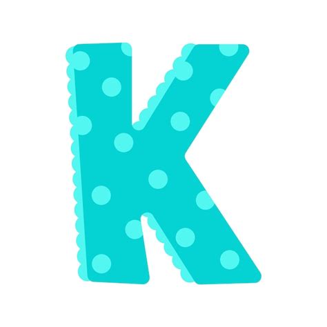 Cute Letter K Images Stockvector Letter K Cartoon Fun Letters