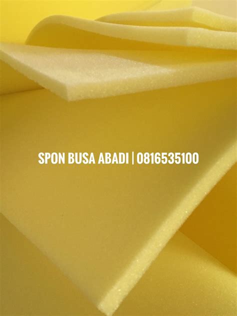 Jual Spon Busa Lembaran Berkualitas Oleh Spon Busa Abadi