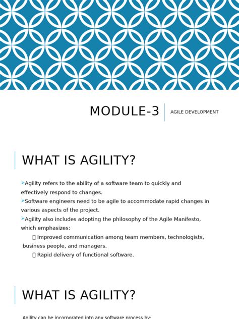 Module 3agile Pdf Scrum Software Development Agile Software