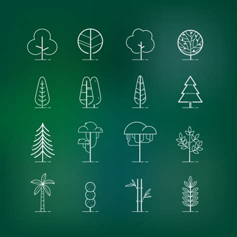 Free Tree Outline Vector Images Over 2 700