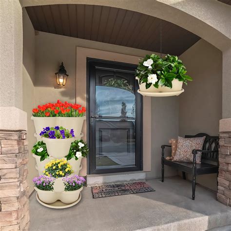 Rootrimmer 5 Tier Strawberry Planter Planter Pot 2 Pack