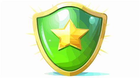 Secure Shield With Check Symbol And Battery Energy Level Premium Ai