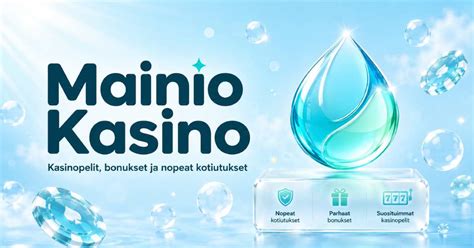Mainio Kasino Nettikasino Bonukset Ja Kasinopelit