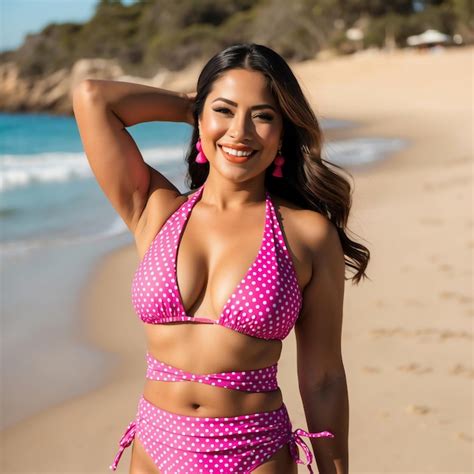 Trendy Latina Bikini Outfits For Stylish Poolside Wear Premium Ai