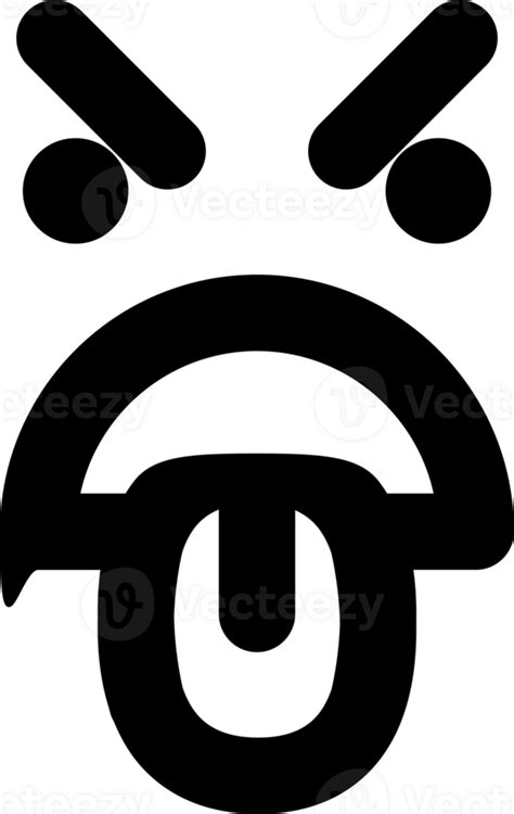 Angry Face Icon 40841069 Png