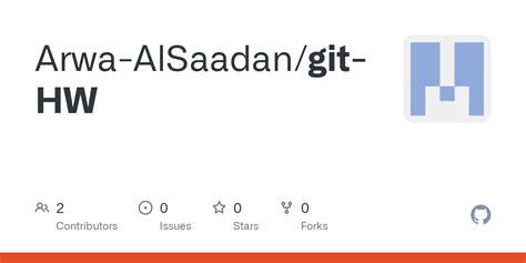 Github Arwa Alsaadangit Hw
