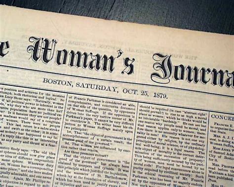Early Womans Suffrage Newspaper