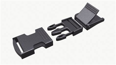 3d Fastex Buckle With Clip Turbosquid 1962512